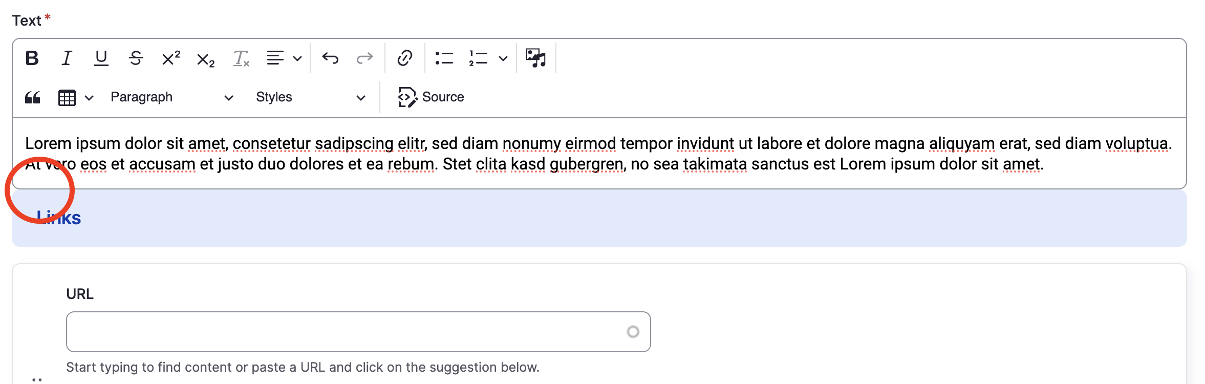 Padding issues with text fields in paragraphs [#3420185] | Drupal.org